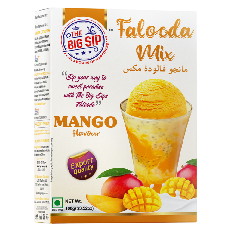 Mango Falooda Mix – The Big SIP – Best Natural Spices and Bevarages